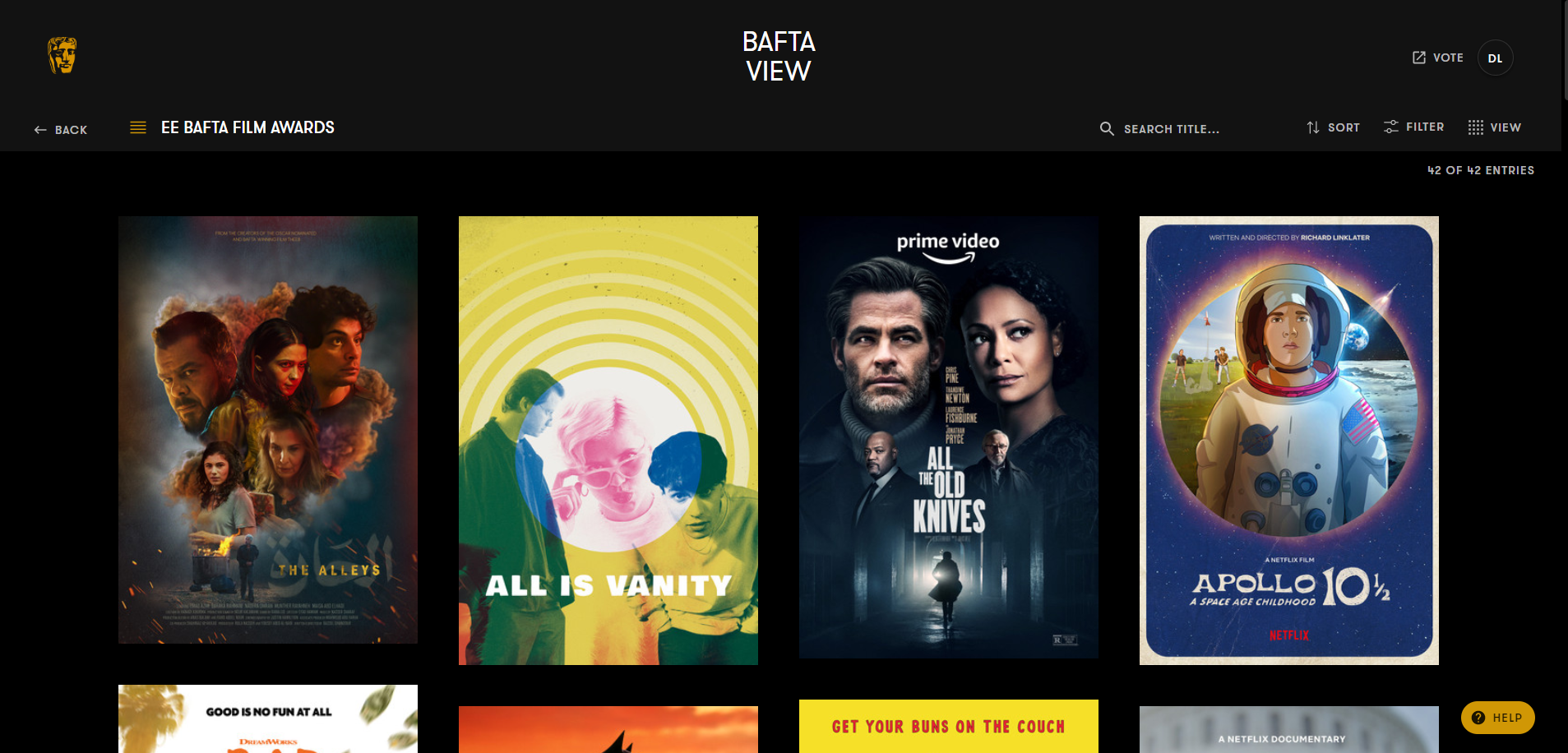 General Navigation and Viewing Entries – BAFTA View Help